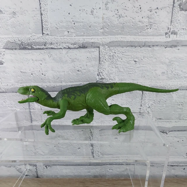 FIGURINE JURASSIC WORLD Attack Pack 7" Velociraptor Green Raptor jouet ...