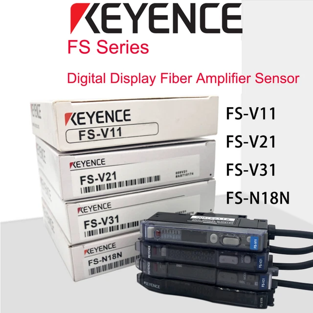 KEYENCE SENSOR DIGITAL Display Fiber Amplifier FS-N18N N11N V11 V21R P R V31 33P £45.14 ...