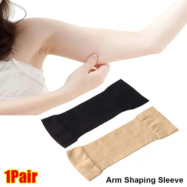 1PAIR WEIGHT LOSE Arm Shaping Sleeve Elastic Compression Wrap Band for ...