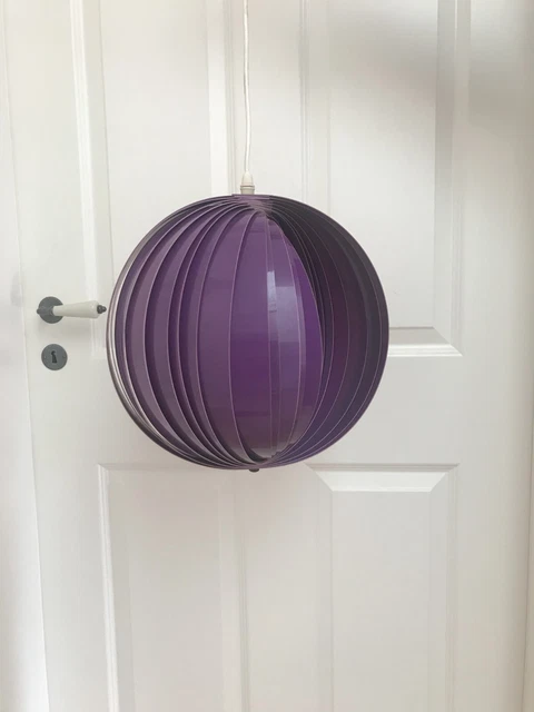 MOON LAMPE VINTAGE Design Lila Space Age Panton Ära EUR 149,00 ...
