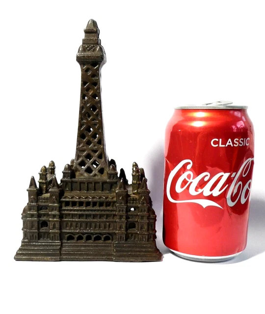 ANTIQUE C1907 BLACKPOOL TOWER Shaped Cast Iron Money Box £190.00 ...