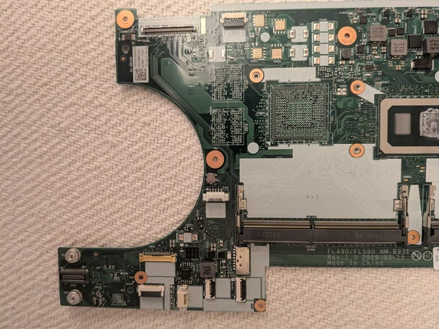LENOVO THINKPAD L490 L590 Motherboard Mainboard Logicboard | FE490 ...