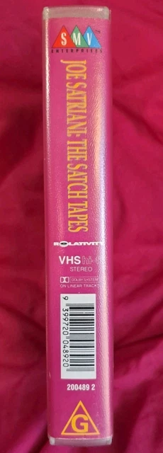 VHS JOE SATRIANI THE SATCH TAPES 1992 Rock $30.00 - PicClick AU