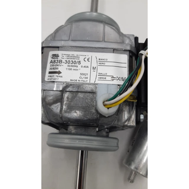 EUROMOTORS MOTORE BIALBERO Per Fan-Coil A83B-3030/5 Ventilconvettore ...