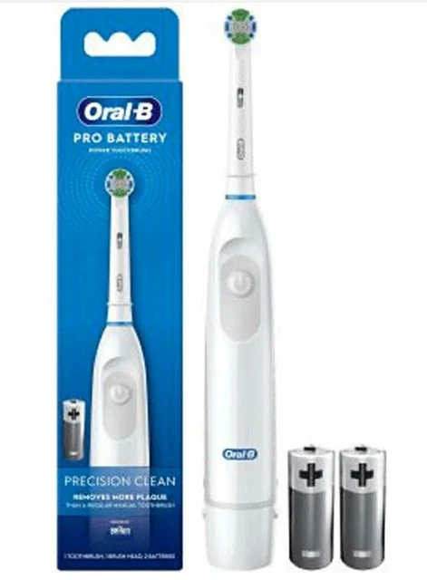 ORAL-B BRAUN PRO DB5 White Precision Clean Electric Toothbrush £10.99 ...