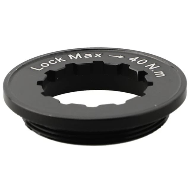 SECURE CENTERLOCK LOCKRING for Bike Disc Brake Rotor Black Aluminum ...