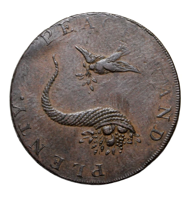 HALFPENNY CONDER TOKEN Essex Chelmsford William Clachar Great Britain D ...