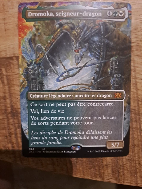 DROMOKA, SEIGNEUR DRAGON Full art - French Dragonlord Dromoka - Magic Mtg NM EUR 27,00 - PicClick FR