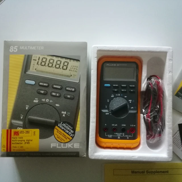 NEW FLUKE 85 True RMS Industrial Digital Multimeter BNIB £187.92 ...