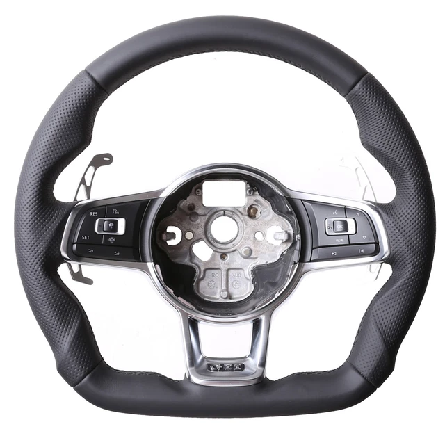VW STEERING WHEEL Golf 7 GTI Polo GTI GTD Polo R6 DSG Arteon flattened ...