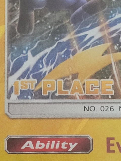 POKEMON LEAGUE STAMPED 1st 2nd 3rd 4th Place - You Choose *Please Read ...
