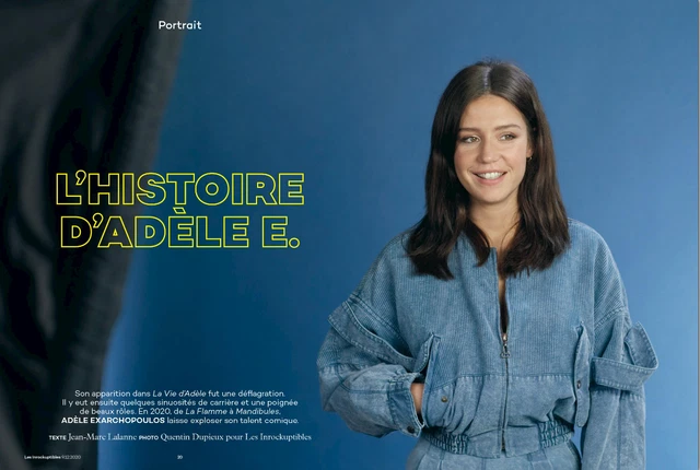 ADELE EXARCHOPOULOS, PORTRAIT Collector French Clippings Collector 5 ...
