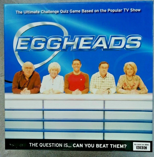 2003/2008 EGGHEADS THE Ultimate Challenge Quiz Based On Tv Show By Britannia £6.50 - PicClick UK