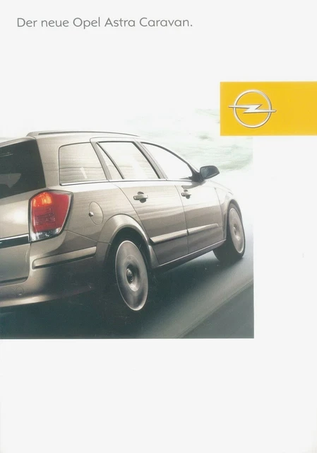 OPEL ASTRA CARAVAN Prospekt 2004 9/04 D brochure catalogue catalogus broszura EUR 17,50 ...