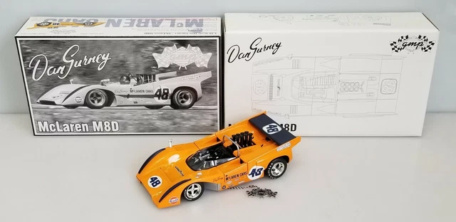 GMP #12025 1970 Dan Gurney #48 McLaren M8D Can-Am 1:18 Die-Cast Replica ...