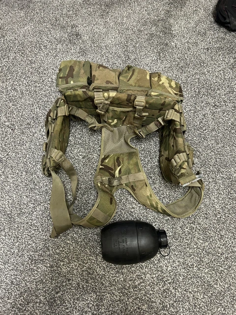 BRITISH ARMY MTP MILITARY YOKE HARNESS WEBBING VEST BELT Modified £49. ...