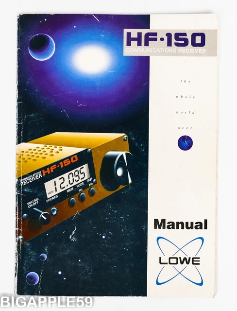 ORIGINAL USER MANUAL For Lowe HF-150 Shortwave Radio Receiver $16.95 ...