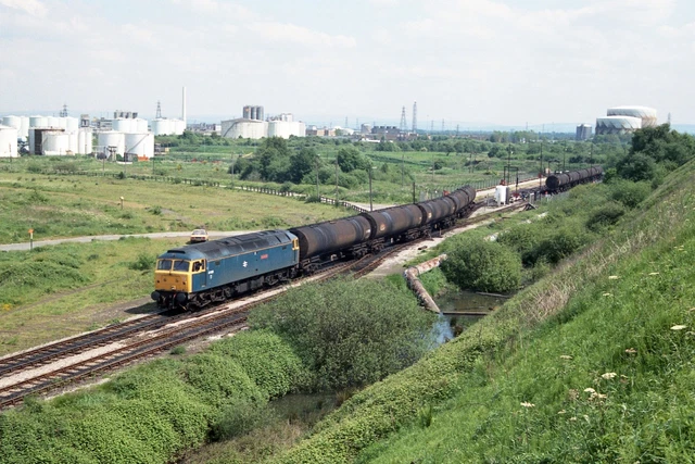 BRITISH RAIL CLASS 47 47085 British Tar, Cadishead 28/08/88 Rail Photo ...