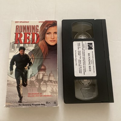RUNNING RED VHS Screener Jeff Spreakman Angie Everhart PM Action Kenpo ...