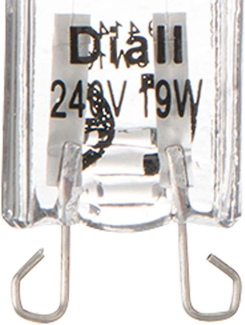 DIALL HALOGEN CAPSULE Light Bulbs G9 219lm 230V 19W 4 Pack £9.80 ...