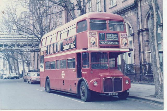 LONDON BUS PHOTO - RML2364 (NX) route 1 £0.75 - PicClick UK