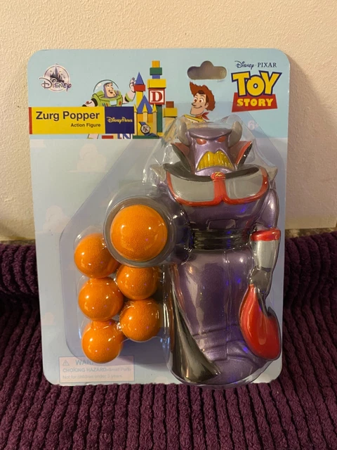 DISNEY PIXAR TOY Story Zurg Popper & 6 Balls Buzz Lightyear Woody Toy ...