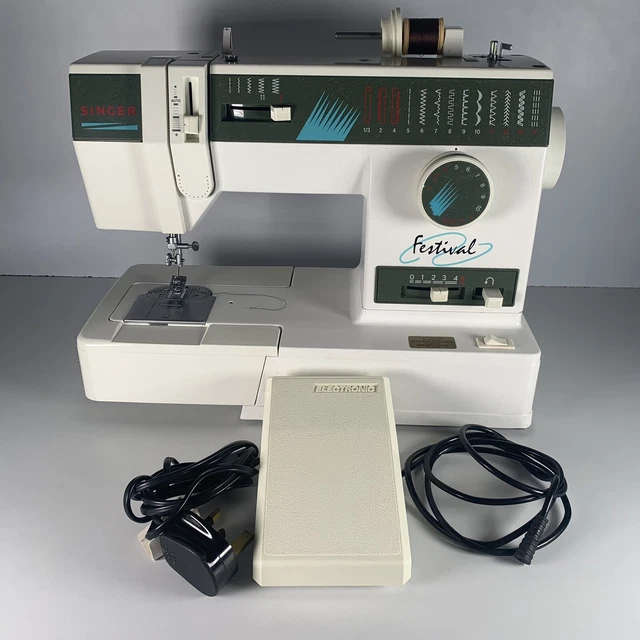 SINGER FESTIVAL 4660 Electric Sewing Machine w/Foot Pedal Tested ...