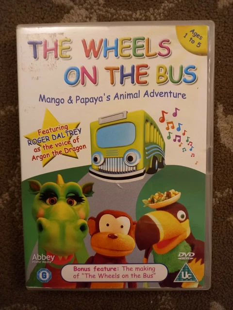 THE WHEELS ON The Bus Mango And Papaya's Animal Adventure Dvd Includes ...