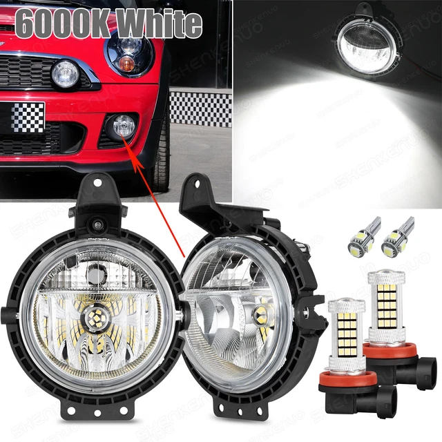 PAIR L+R FRONT Bumper Fog Lights Lamps Fit For BMW Mini Cooper R55 R56 ...