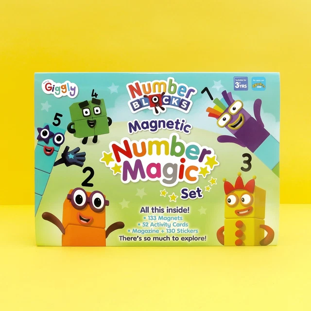 NUMBERBLOCKS MAGNETIC NUMBER Magic Activity Toy Learning Set Cbeebies ...