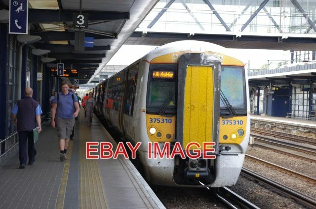 PHOTO CLASS 375 375310 At Platform 2 £1.00 - PicClick UK