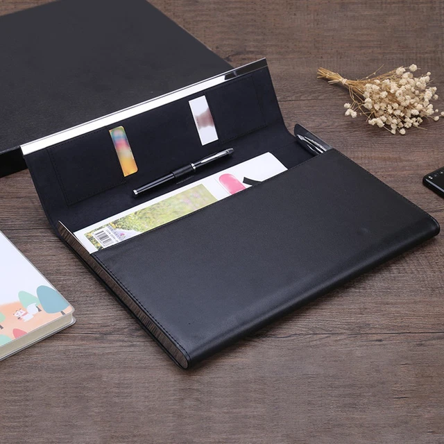 PORTABLE PU BUSINESS Case Document Bag Briefcase File Brief Business ...