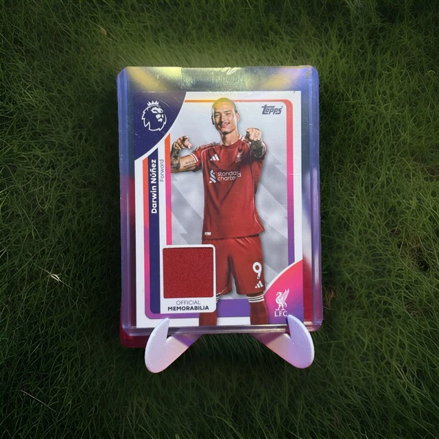 TOPPS 2026 PREMIER League Darwin Nunez Liverpool Player Worn Relic ...