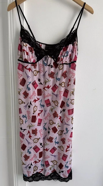 PETER ALEXANDER BARBIE Slinky Cami Slip Nightie Sleep Dress Size Large ...