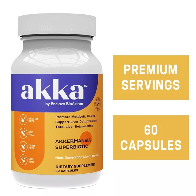 AKKA-PREMIUM LIVER CLEANSE Gut Health Detox &Repair Superbiotic - 60 ...