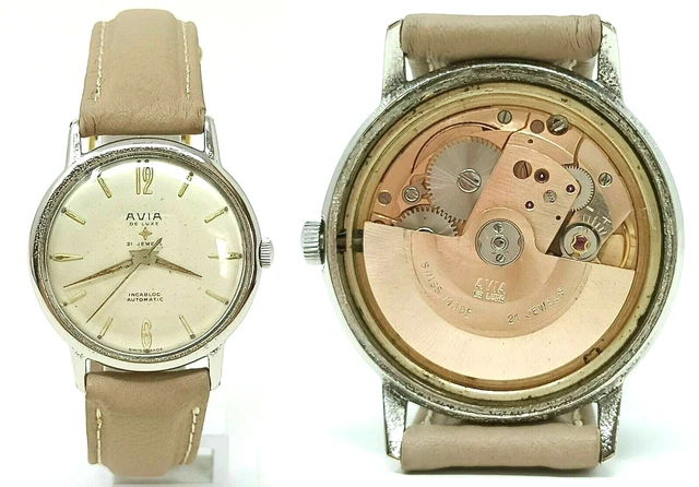 OROLOGIO AVIA DE luxe swiss watch automatic clock caliber as 1580 ...