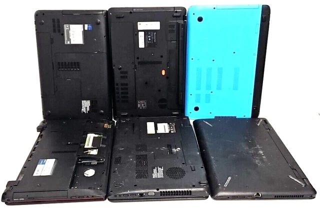 LAPTOP JOBLOT OF 6 Units for spares or repairs HP Toshiba ASUS £75.00 ...