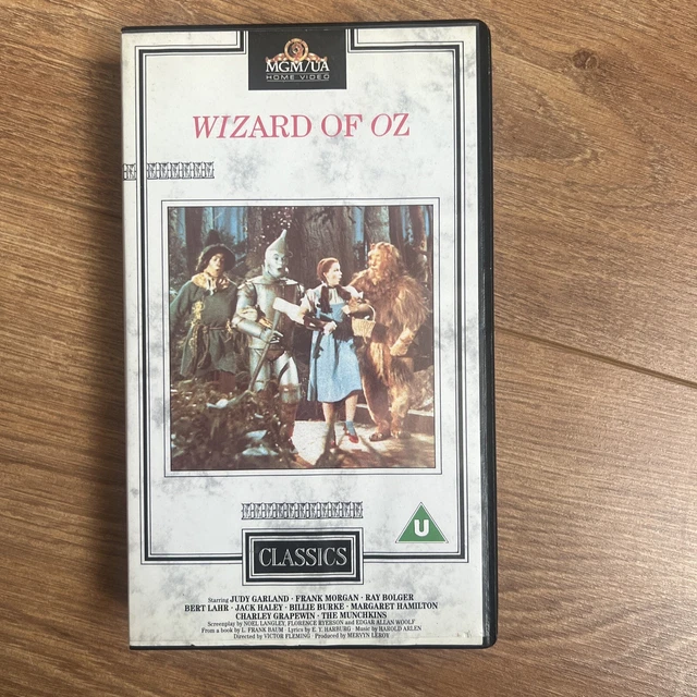 MGM HOME VIDEO - The Wizard of Oz On VHS Video Cassette Tape £6.99 ...