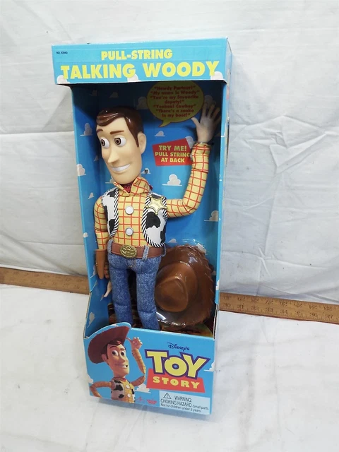 VINTAGE DISNEY'S TOY Store Woody Pull String Talking Doll 62943 in Box ...