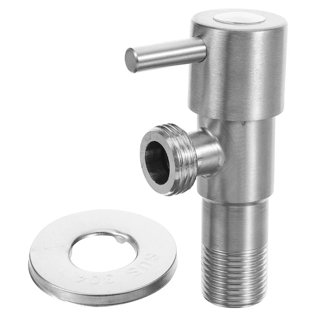 ANGLE STOP VALVE for Tap Laundry Tub Faucet Hot and Cold Hex Wheel £9. ...