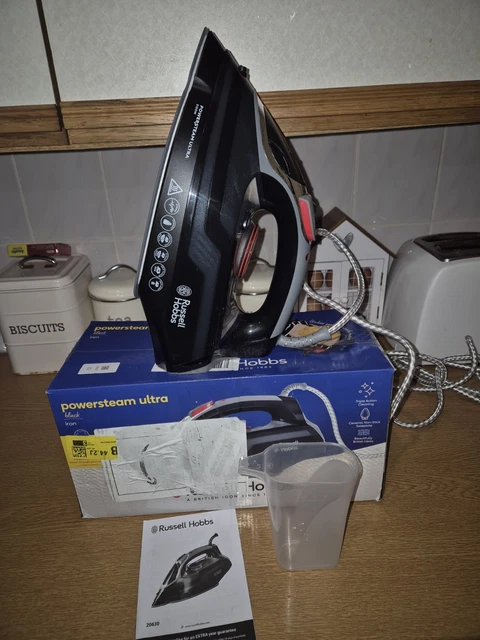 RUSSELL HOBBS STEAM Iron powersteam ultra 💜used Once💜 £20.00 - PicClick UK