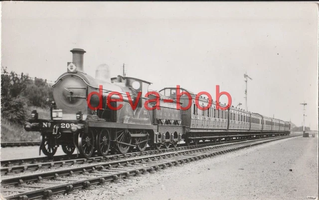 RAILWAY PHOTO SE&CR Class F1 202 Grove Park SECR 4-4-0 Loco Southern £3 ...