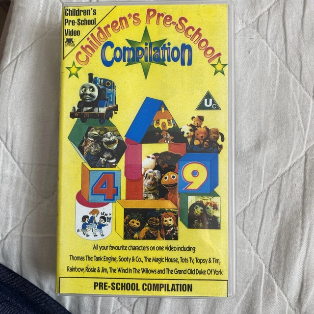 CHILDRENS PRE SCHOLL Compilation Vhs Thomas Tots Tv Rosie & Jim £14.99 ...