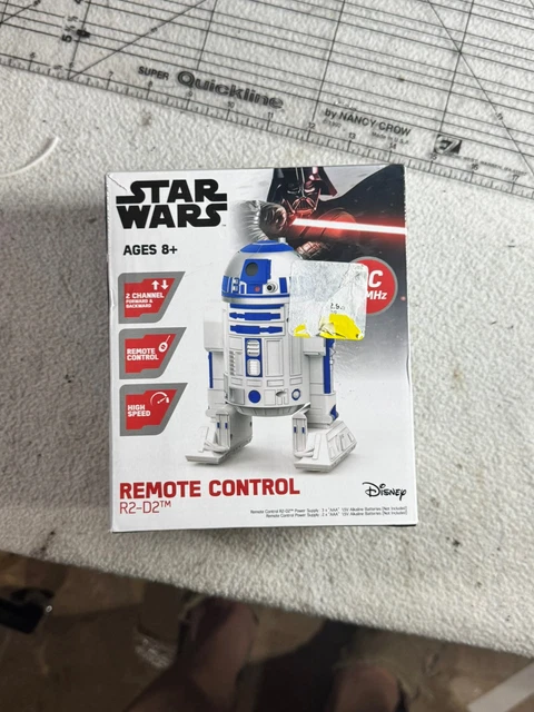 DISNEY STAR WARS R2-D2 Remote Control RC 27 MHZ Action Figure. Tested ...
