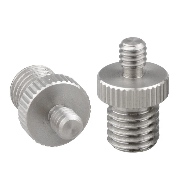 CAMVATE 1/4& MALE to M12 Male Dual-end Screw Adapter for Magic Ball $7. ...