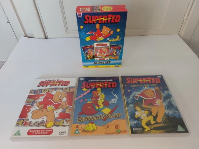 SUPERTED - TRIPLE DVD Boxset (Animated) (DVD, 2005) 1980s TV Show £5.50 ...