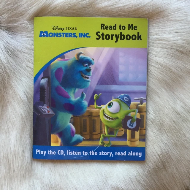 MONSTERS INC BOOK READ TO ME STORYBOOK Monsters CD Book CD Read Along ...