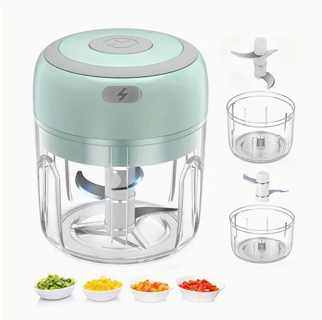 RECHARGEABLE WIRELESS ELECTRIC Mini Food Chopper Processor 250ML £9.03 ...