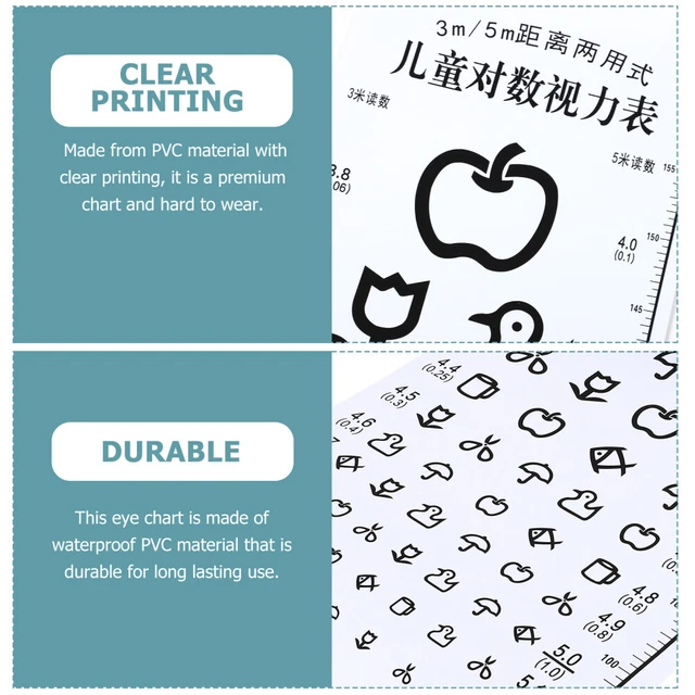 EYE CHECK UP Chart Kids Eye Chart Eye Test Chart Eye Chart Kids £5.88 ...