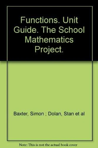 FOUNDATIONS UNIT GUIDE (School M... by School Mathematics P Paperback ... FOUNDATIONS UNIT GUIDE (School M... by School Mathematics P Paperback ...